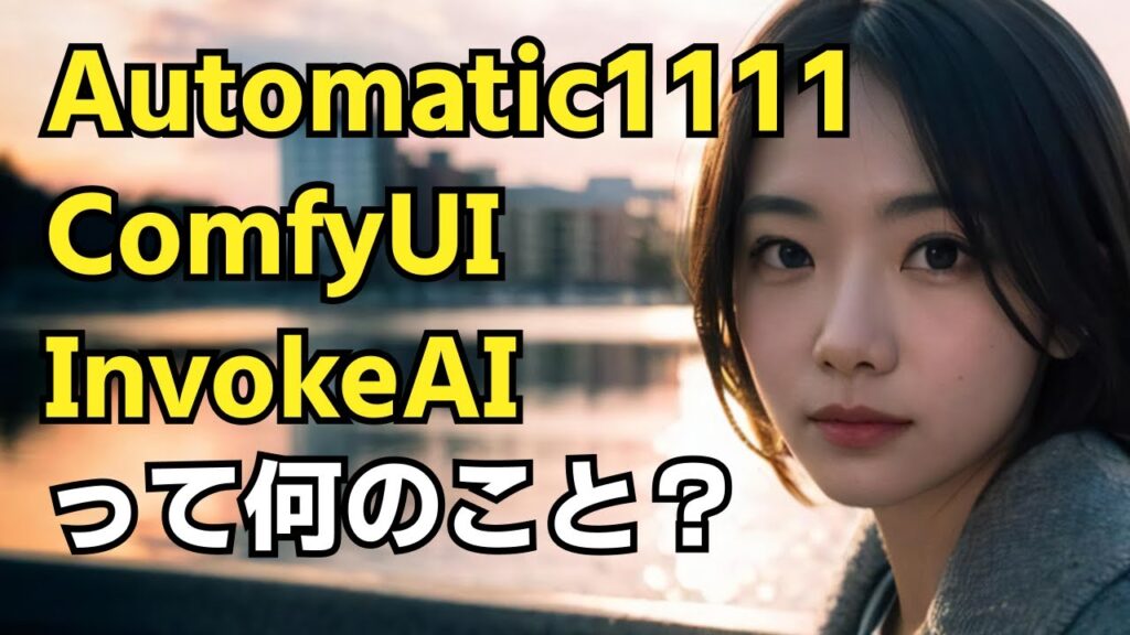Automatic1111 ComfyUI InvokeAIとは？Stable Diffusionの違いについて｜AI美女のつくりかた