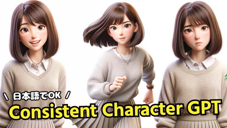 Consistent Character GPTの利用方法とは？簡単に同じ顔の画像を生成できる便利なGPT！｜AI美女のつくりかた