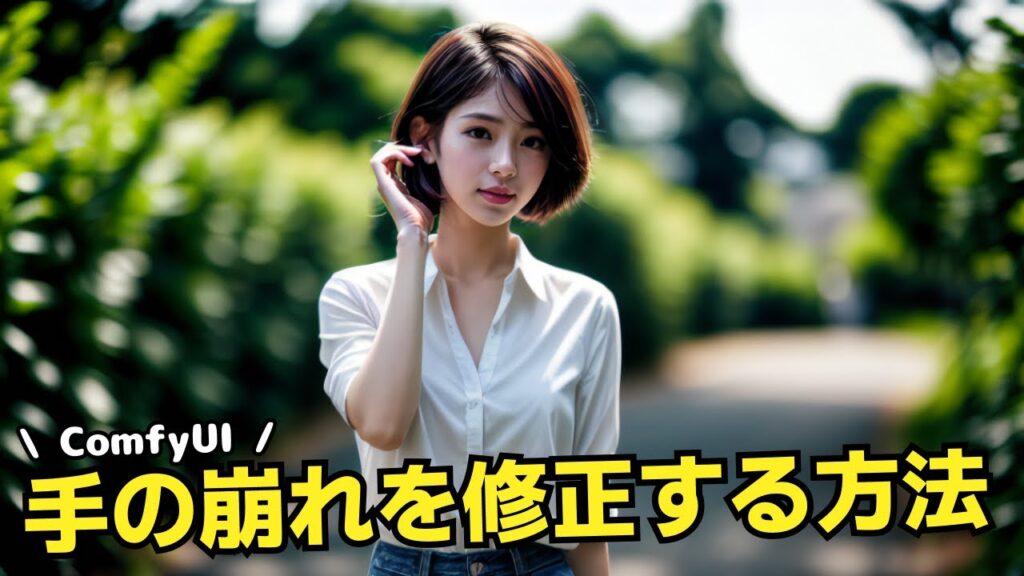 MeshGraphormerを使ってComfyUIの中で「手」の崩れを修正する方法｜AI美女のつくりかた