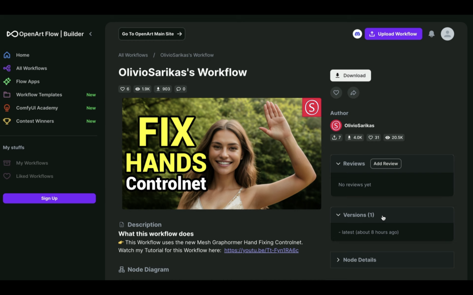 MeshGraphormerを使ってComfyUIの中で「手」の崩れを修正する方法｜AI美女のつくりかた