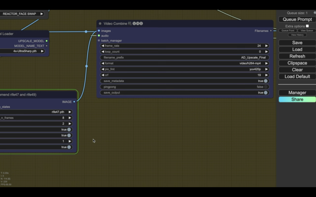 AnimateDiff・RAVE・ Reactorを駆使してAI美女を踊らせる方法とは？｜AI美女のつくりかた