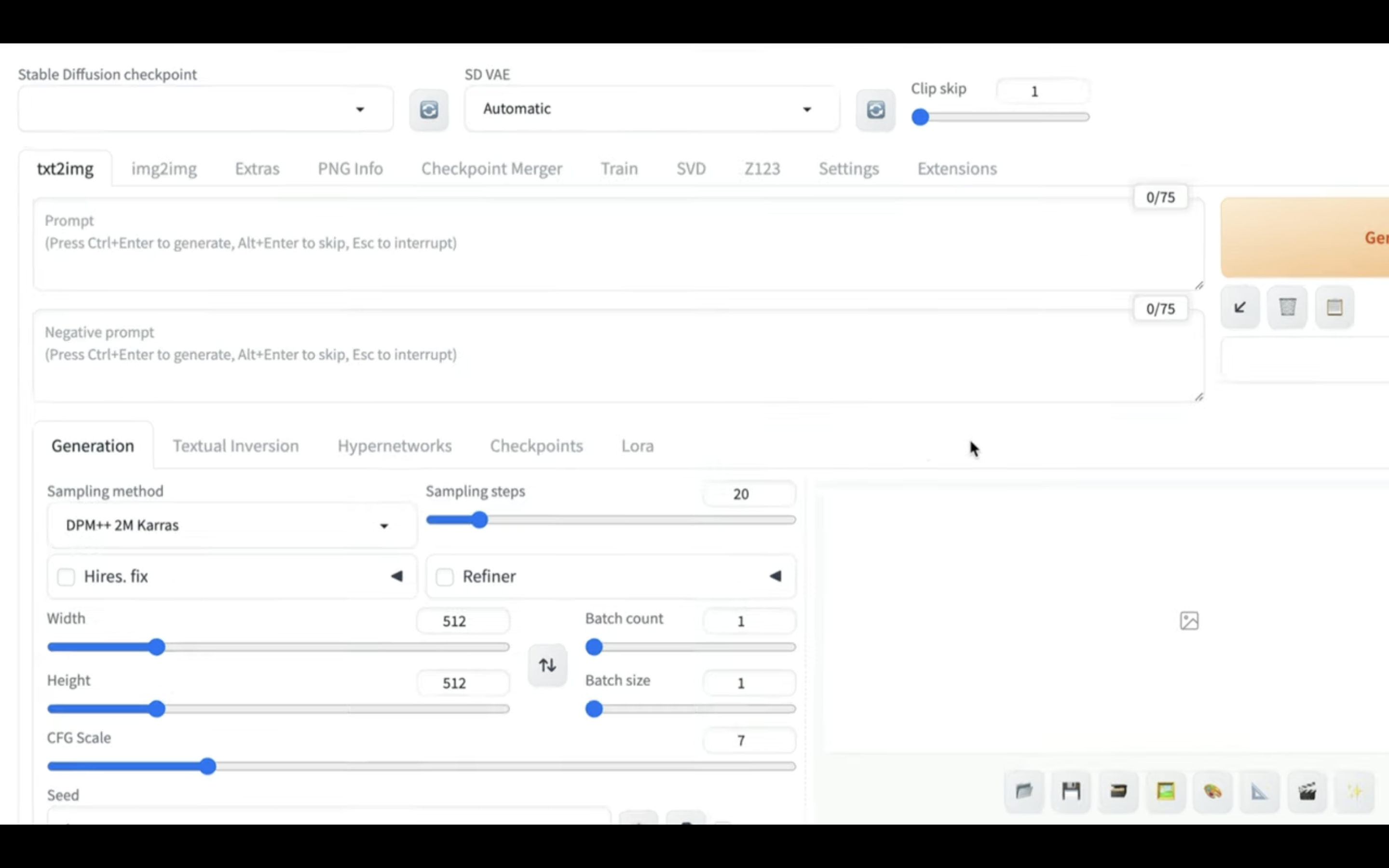 Stable Diffusion Forgeを使って画像を生成する方法！Stable Diffusion WebUI Forgeのセットアップ ...