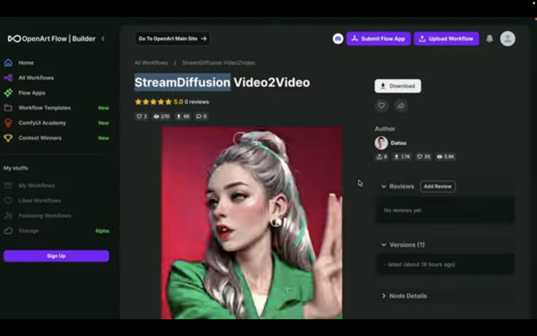 Stream Diffusionを使ってAI 美女の動画を生成する方法！｜AI美女のつくりかた